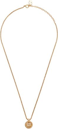 Dior Halskette mit CD-Anhänger - Gold