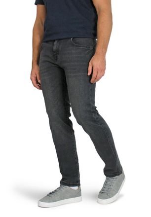 Pioneer Authentic Jeans Herren Jeans Rando Megaflex Denim | Regular fit, 6818.9869 Dark Grey Washed