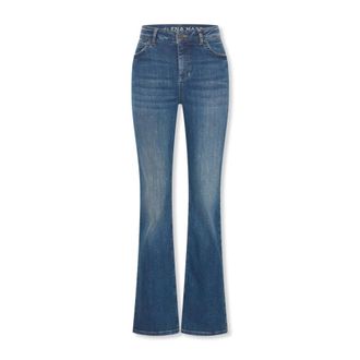 Hart by Helena Hart Flair Denim Blue Hose - - Jeans - Damen - Blau - L