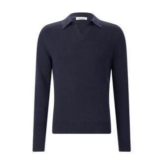Gran Sasso V-Ausschnitt Strickware - - Knitwear - Herren - Blau - L