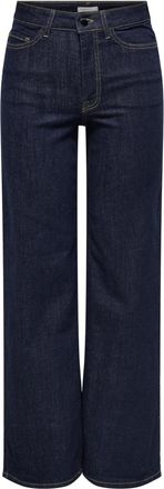 Jacqueline de Yong JdY Damen Jdyfelina-Fina Hw Wide Rinse JNS DNM, Dark Blue Denim, XL / 32L EU