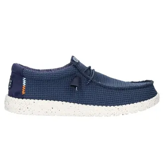 Hey Dude Blaue Sportliche Wally Mokassin Schuh - - Shoes - Herren - Blau - 44 EU