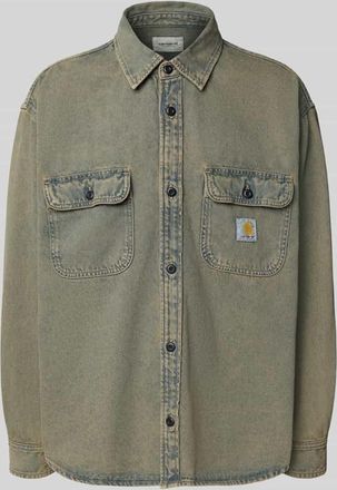 Carhartt Work in Progress Jeanshemd mit Knopfleiste Modell Tigan