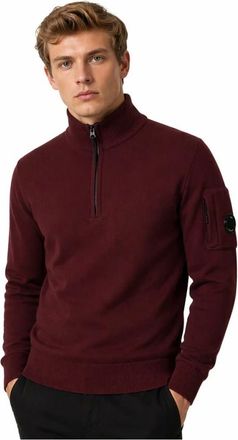 C.P. Company C.p. Company, Homme, Pulls, Rouge, Taille: S Polo &agrave; col montant