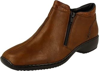 Rieker Femme Damen Kurzstiefel Braun Botte mi-Mollet, 38 EU