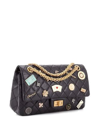 Chanel Lucky Charms Reissue 2.55 Flap Bag Quilted Aged Calfskin 225 shoulder bag - Schwarz