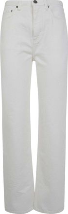 Loulou Studio Straight Leg Jeans - Wei&szlig;