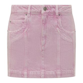 Isabel Marant Juana Mini Jeansrock - - Skirts - Damen - Rosa - XS
