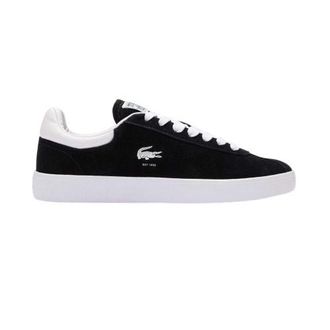 Lacoste Baseshot Sneaker f&uuml;r Damen, Wildleder (Schwarz/Wei&szlig;)
