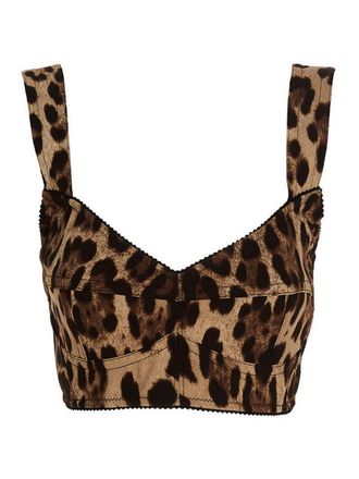 Dolce & Gabbana Top - Imprim&eacute; Animal