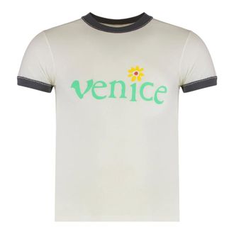 ERL Erl, Homme, Tops, Blanc, Taille: XS Venice Tee