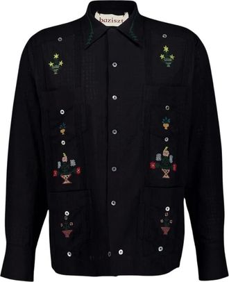 Baziszt Baziszt, Homme, Chemises, Bleu, Taille: L Byrsa Shirt