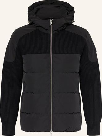 Moose Knuckles Daunenjacke Glenvale Im Materialmix schwarz