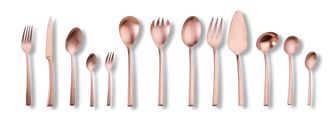 Echtwerk Echtwerk Tafelbesteck Avelino, PVD bronze mattiert, 68-teilig, f&uuml;r 12 Personen, Edelstahl 18/10, Besteck Set, inkl. Aufbewahrungs-Kassette
