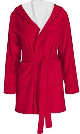 Generic Robe De Chambre Femme Polaire Peignoir Femme Fermeture Eclair Pijamas Femme Robe Chaud Et Doux Noël Peignoir Court/long Automne Hiver Vêtement Dintéri