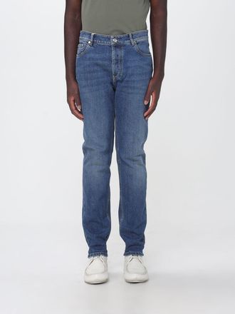 Brunello Cucinelli Jean droit taille mi-haute en denim de coton