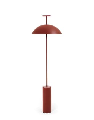 Kartell Geen-A, Stehlampe, Ziegelrot, H 132 cm