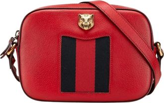 Gucci Pre-owned Sac Bandouli&egrave;re Rajah - Femme - Pre-owned - Rouge - Taille: ONE Size