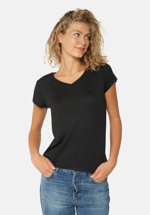Danish Endurance T-Shirt V Damen (2er-Pack) aus Modal & Baumwolle, leicht & atmungsaktiv