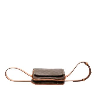 Celine Sac banane en toile Pre-owned - Femme - Pre-owned - Brun - Taille: ONE Size