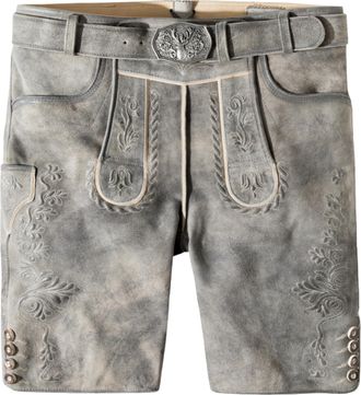 Stockerpoint Herren Lederhose Oliver I Gr&ouml;&szlig;e 44-60 I Bequeme Trachtenhose in edler Hirschoptik I Aus 100% hochwertigem Wildbockleder I Perfekt f&uuml;r Trachten & Festl