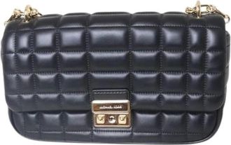 Michael Kors Sac bandouli&egrave;re en cuir Pre-owned - Femme - Pre-owned - Noir - Taille: ONE Size