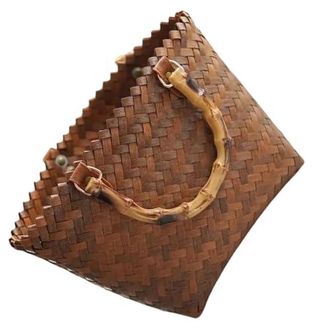 Holibanna Paquet Fourre-Tout Tiss&eacute; en Paille Vintage Moyen Paquet &agrave; Bandouli&egrave;re pour Femme de Plage et Pique-Niques L&eacute;ger et Polyvalent pour Sorties Estivales R