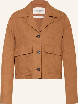 Marc O'Polo Marc Opolo Overjacket Aus Leinen braun
