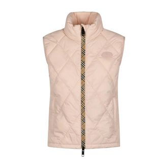 Burberry Femme, Vestes, Rose, Taille: 40 FR Gilet Cheswick