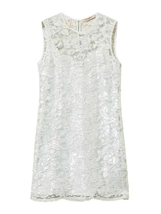 Twinset Robe De Cocktail - Bleu Clair