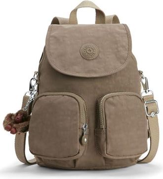 Kipling FIREFLY UP Petit sac &agrave; dos (convertible en sac &agrave; bandouli&egrave;re), True Beige (Marron)