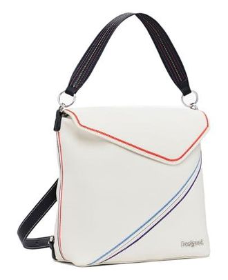 Desigual Accessoires PU Backpack, Mini Sac &agrave; Dos en polyur&eacute;thane Femmes, Blanc, Einheitsgr&ouml;&szlig;e