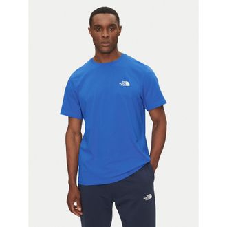 The North Face T-Shirt Simple Dome NF0A87NG Blau Regular Fit