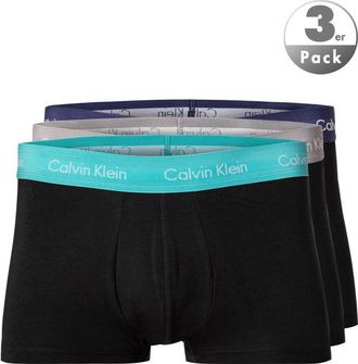 Calvin Klein Underwear Herren Trunks schwarz Baumwolle unifarben