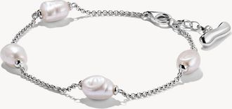 Thomas Sabo Natural Beauty - Armband in Silber und Wei&szlig; mit S&uuml;&szlig;wasserperlen