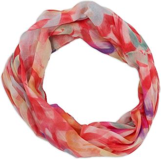 styleBREAKER Schlauchschal Loop mit Brushstroke Herz Muster
