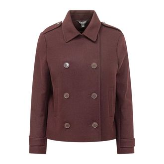 Ralph Lauren Manteau doubl&eacute; - Femme - Manteaux - Rouge - Taille: 38 FR