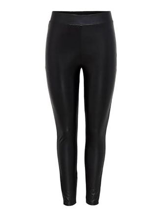 Only Only Femme Onlcool Coated Noos Legging, Noir (Black Black), XS EU