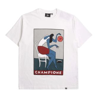 by Parra Homme, Tops, Blanc, Taille: L Champione T-Shirt