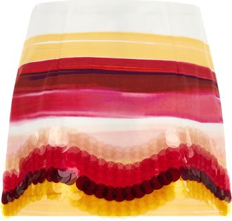 Fendi Womens Multicolor Cotton Long Skirt