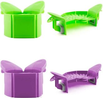 TOPBATHY 1st&uuml;ck Faltbarer Silikon-abgie&szlig;er F&uuml;r T&ouml;pfe Hochwertige K&uuml;chentechnik Zur Einfachen Abgie&szlig;hilfe Von Fl&uuml;ssigkeiten F&uuml;r Hei&szlig;e Suppen Und S&auml;fte Platzspar