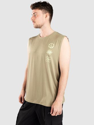 Quiksilver Lap Time Muscle Tank Top aloe