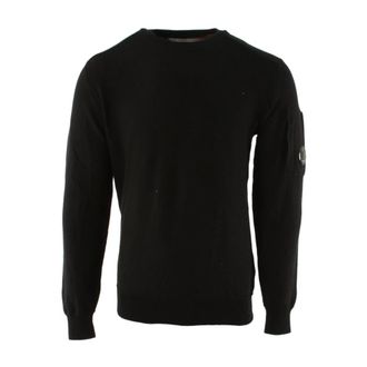 C.P. Company Schwarzer Baumwollpullover - - Sweatshirts & Hoodies - Herren - Schwarzk - XL