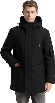 Tom Tailor 1047040 Parka, 29999-Black, XL Hommes