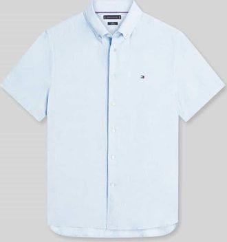 Tommy Hilfiger Regular Fit Kurzarmhemd aus reinem Leinen