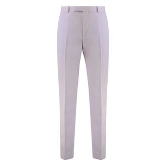 Gucci Wollgabardine-Hose - - Trousers - Herren - Lila - L