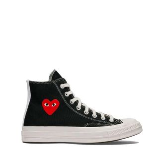 Comme Des Gar&ccedil;ons Canvas Heart Sneaker - - Shoes - Herren - Schwarzk - 38 EU