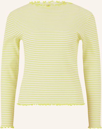 Cartoon Cartoon Longsleeve Mit Rüschen gelb