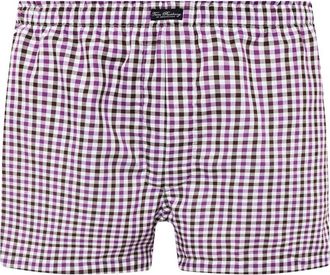 Tom Rusborg Karierte Boxershorts mit Komfortbund in