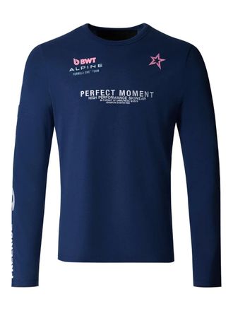 Perfect Moment t-shirt Alpine &agrave; manches longues - Bleu